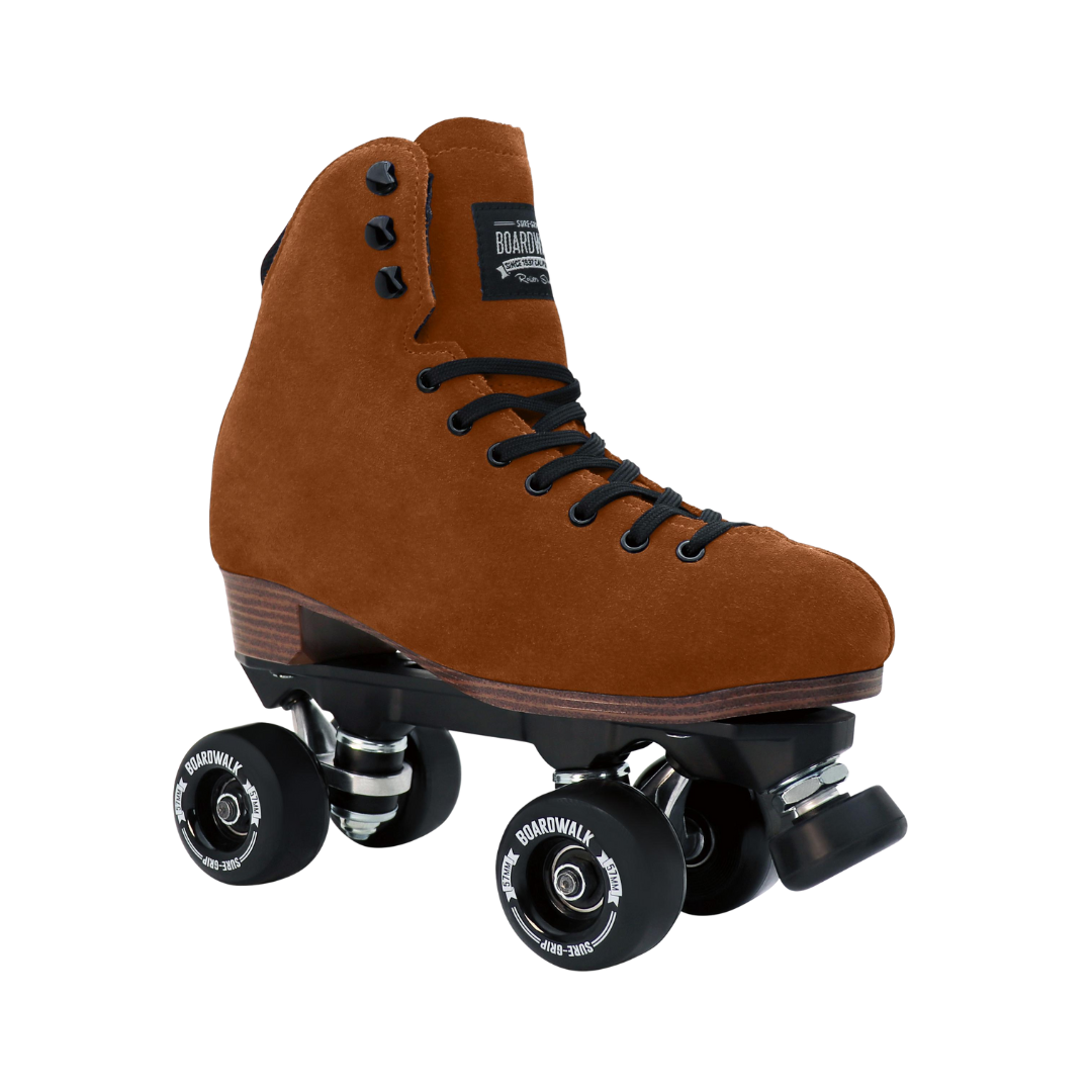 Sure-Grip Boardwalk Plus Suede Roller Skates - Blue & Black