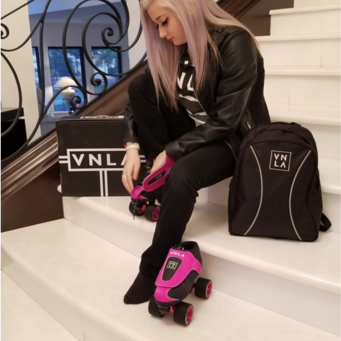 Vanilla Junior Zona Rosa Skates | Pink VNLA Skates