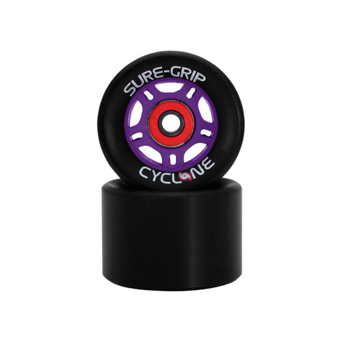 Sure-Grip Cyclone Roller Skate Wheels | ABEC 5 Wheels - 62mm