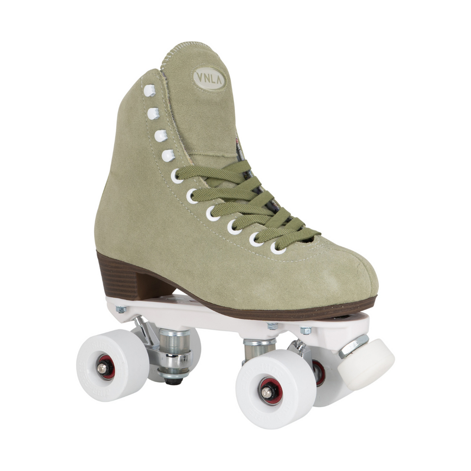 VNLA Á La Mode Indoor Velvet Roller Skates - Pistachio & More