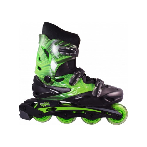 Green Inline Rollerblades | Linear Inline Skates for Beginners