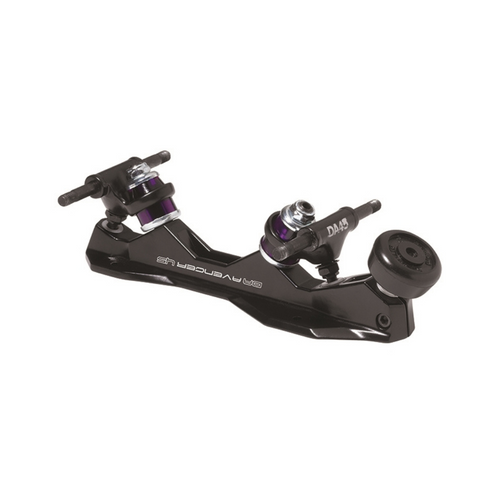 Sure-Grip Black Avenger Plate | RollerSkateNation.com