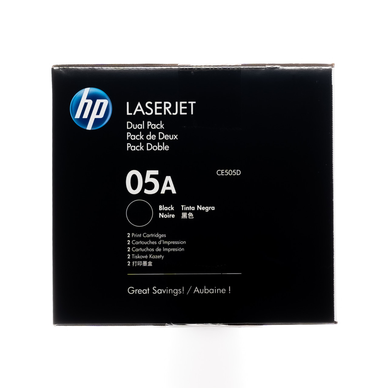 HP 05A (CE505D) 2-Pack | Original HP Dual Pack Black Toner - Toner Buzz