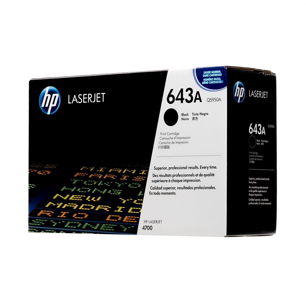 Original HP 643A Q5950A Black LaserJet Toner Cartridge - Toner Buzz