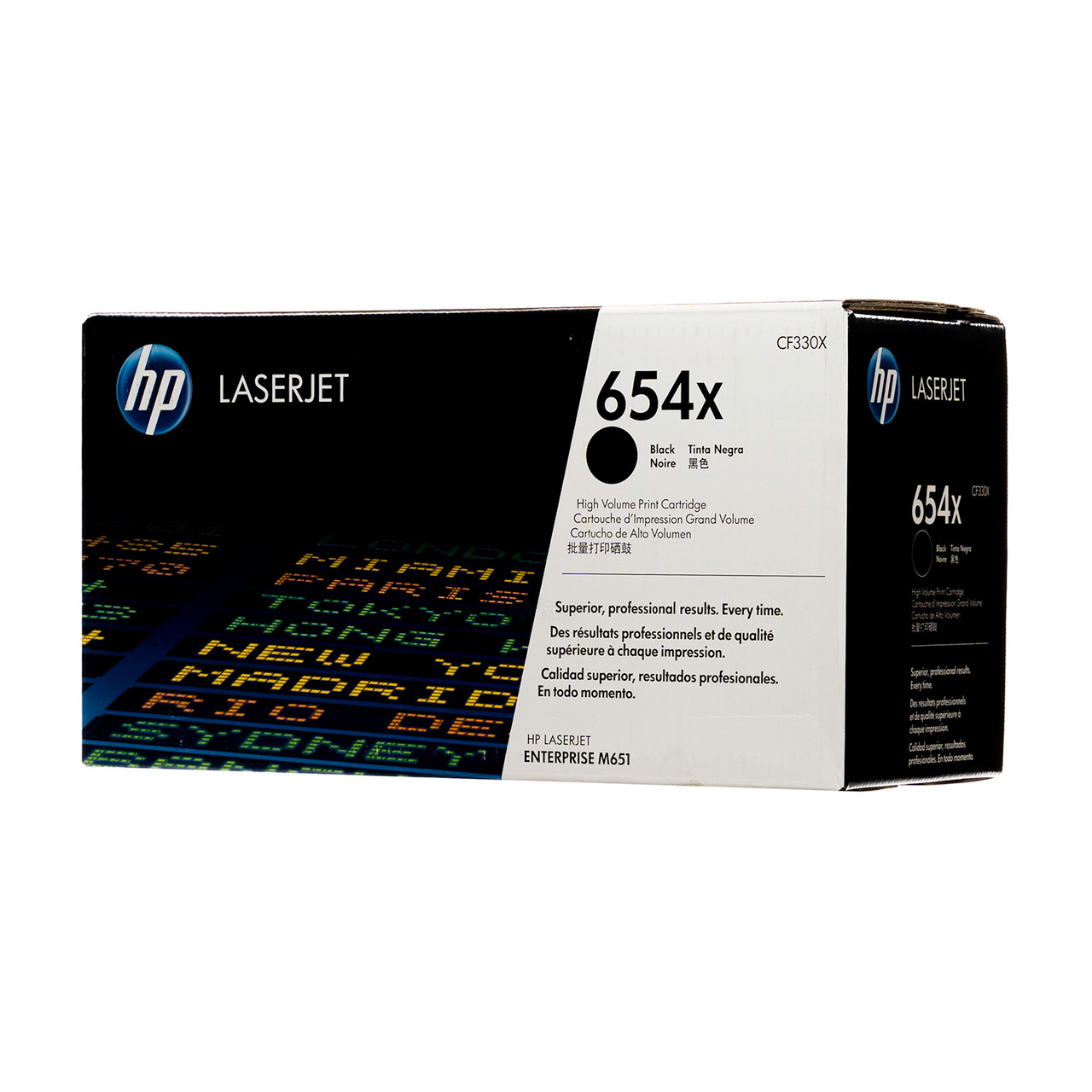 HP 654X | CF330X | Original HP Black Toner Cartridge – High Yield ...