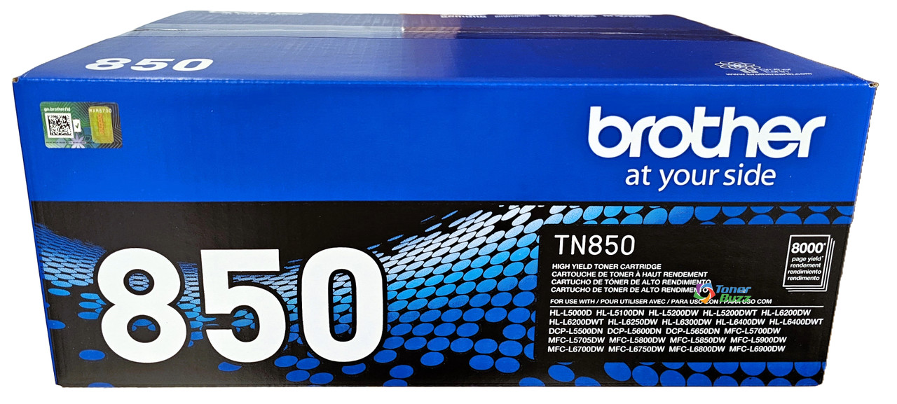 Brother TN-850 | Original Black High-Yield Toner Cartridge - Toner Buzz