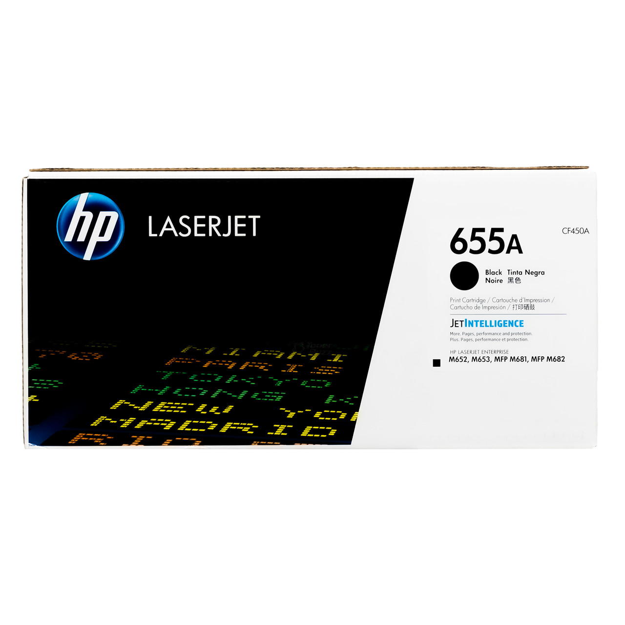 CF450A | HP 655A | Original HP LaserJet Toner Cartridge - Black - Toner ...
