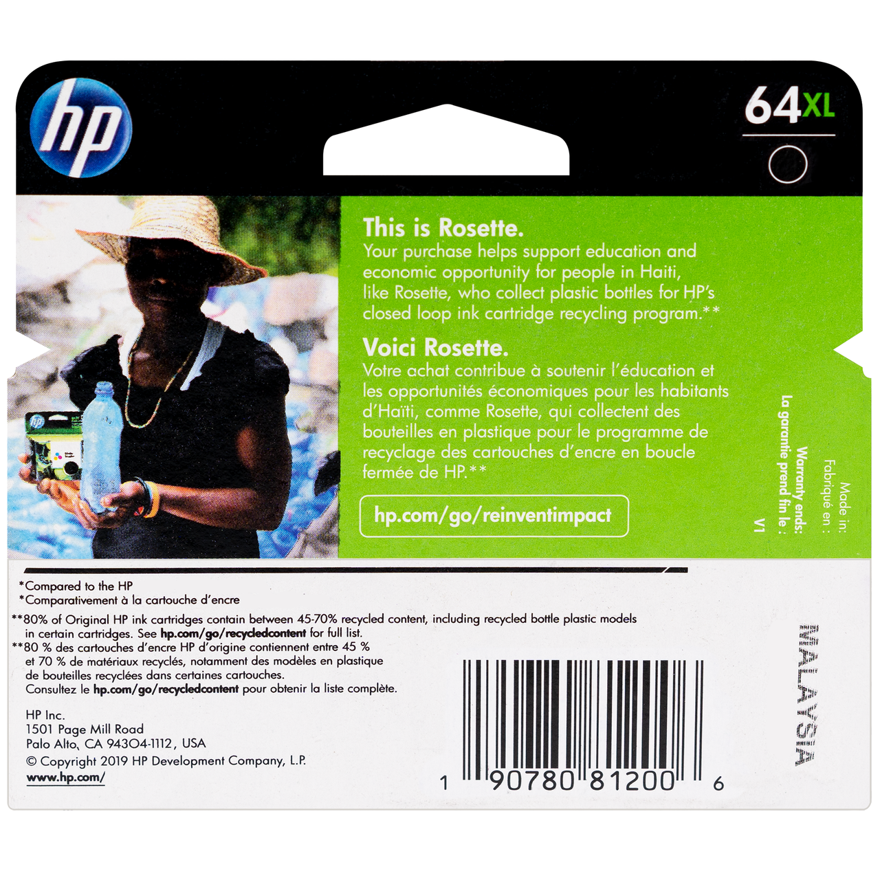 N9J92AN | HP 64XL | Original HP Ink Cartridge - Black - Toner Buzz