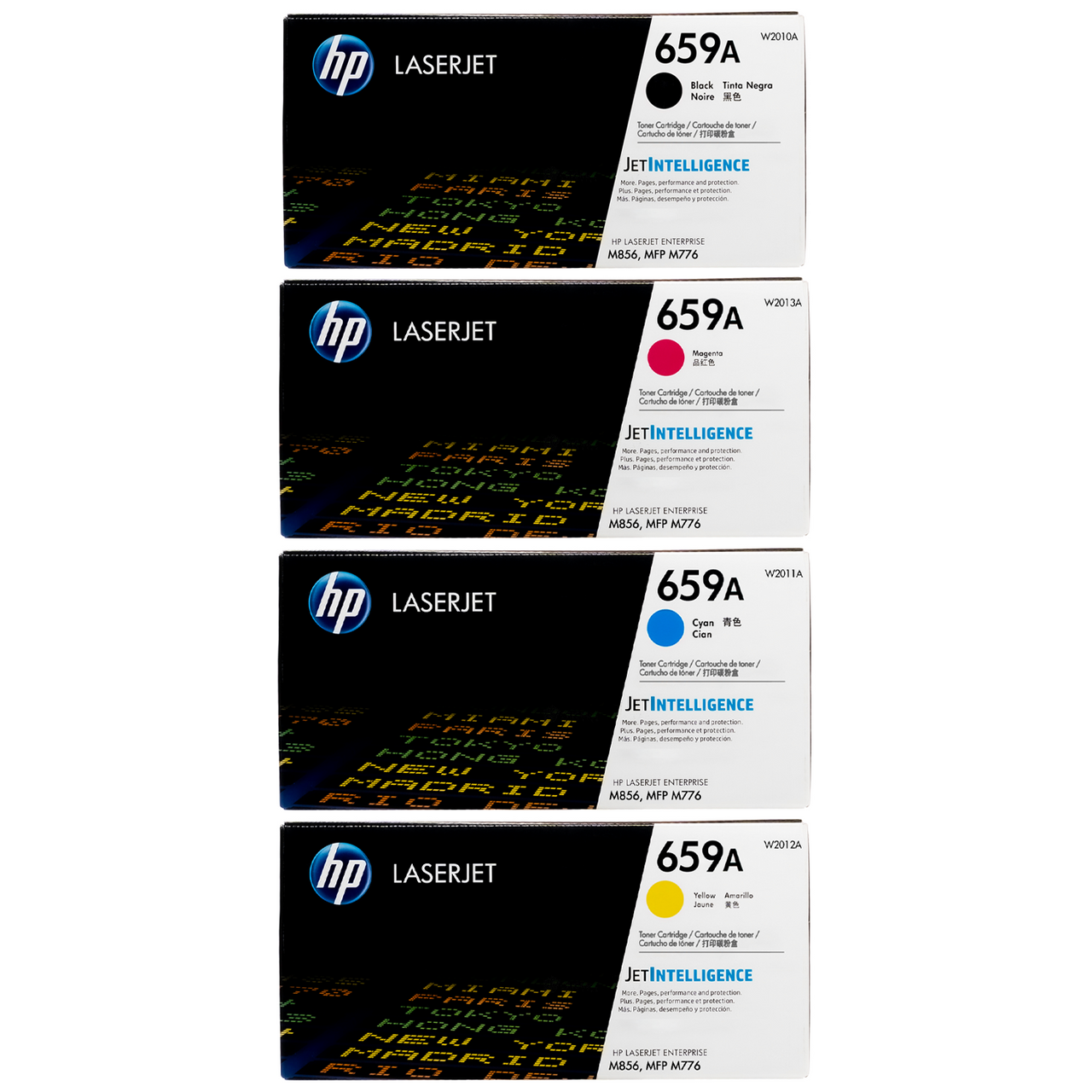 Original HP 659A SET | W2010A W2011A W2012A W2013A | LaserJet Toner ...