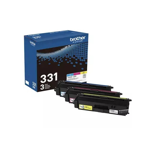 Brother TN331-3PK | Original Brother Tri-Color Toner Combo | 3-Pack ...