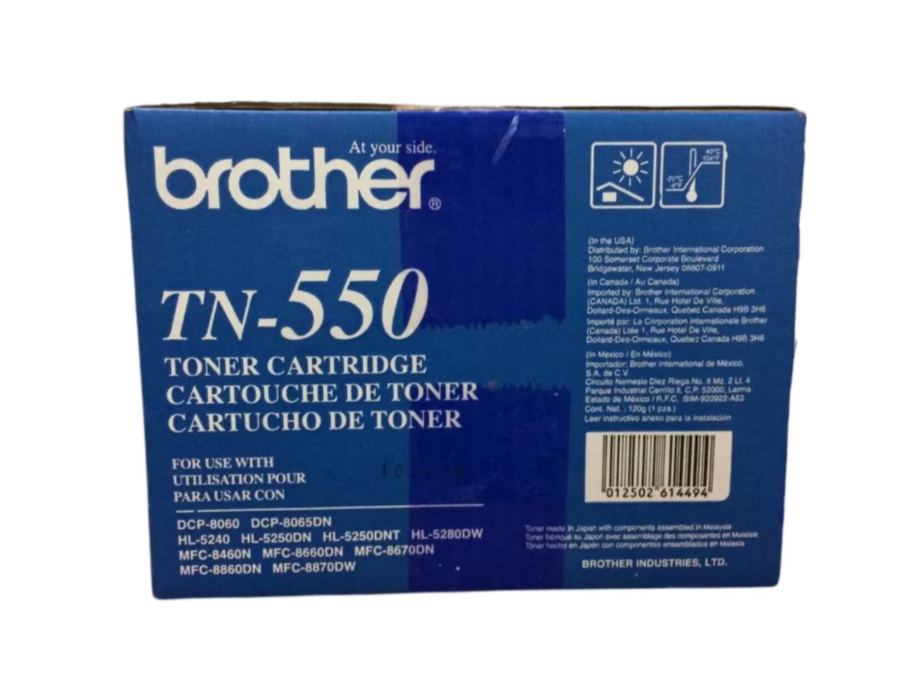 Brother TN-550 | Original Black Toner Cartridge - Toner Buzz