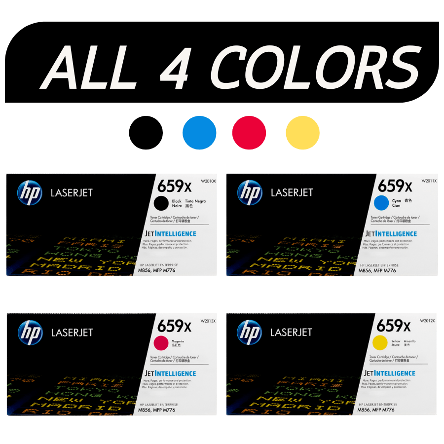 HP 210A Set | 4-Pack Original Toner Combo | All Four Colors Included ...