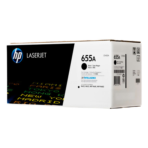 Original HP 655A Black CF450A LaserJet Toner Cartridge - Toner Buzz