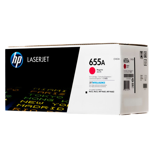 Original HP 655A Magenta CF453A Toner Cartridge - Toner Buzz