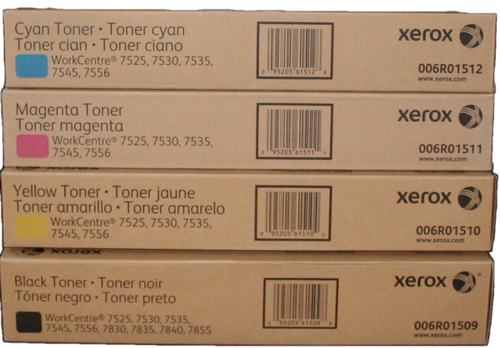 Xerox 7525 SET | 006R01512 006R01511 006R01510 006R01509 | Original ...