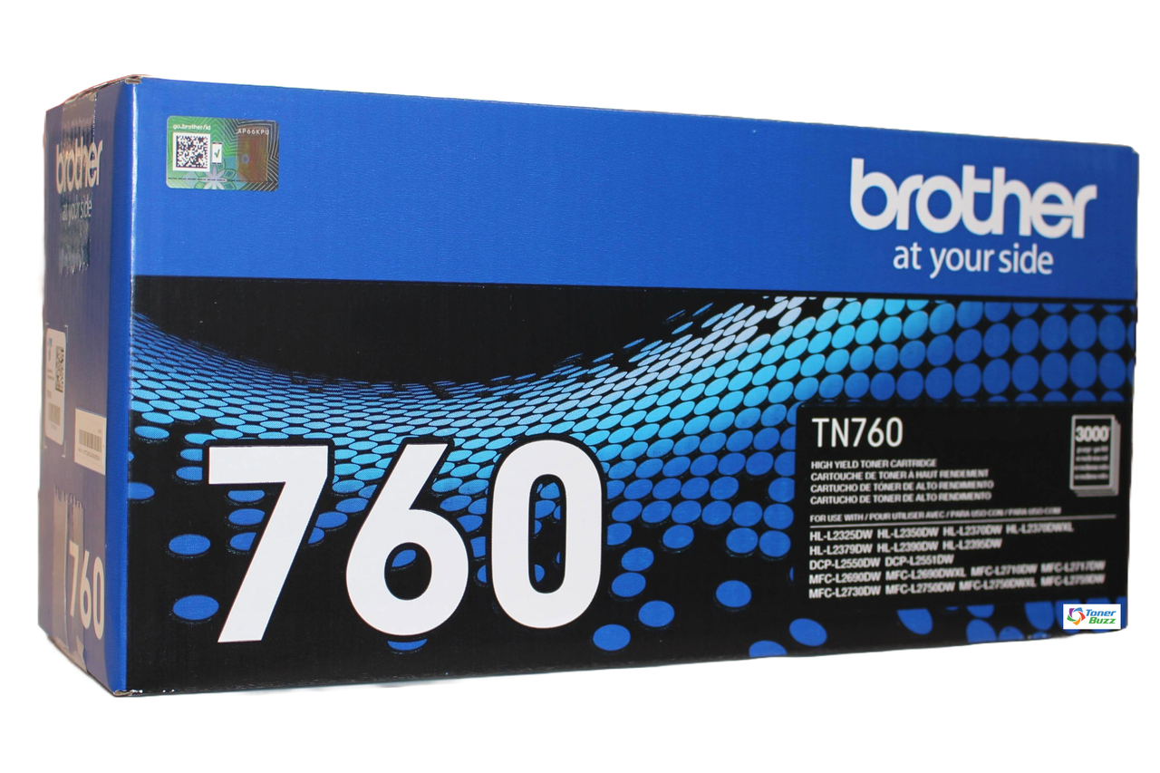 TN-760 | Original Brother High-Yield Toner Cartridge – Black - Toner Buzz