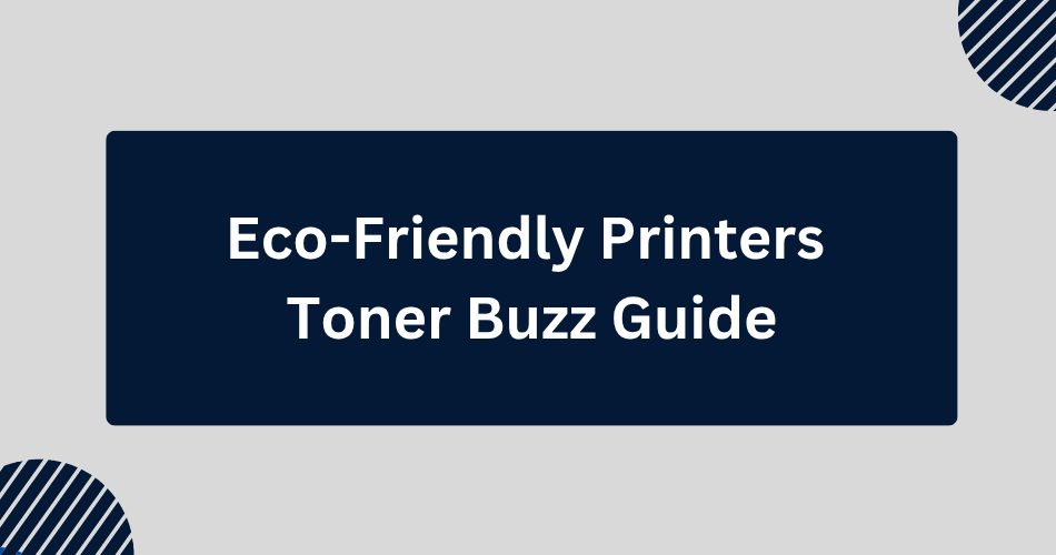 Eco-Friendly Printers: A Guide to Low-Energy and Green-Certified Models ...