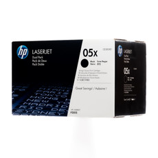 HP 05X (CE505XD) 2-Pack | Original HP Dual Pack Black Toner - Toner Buzz