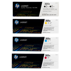 HP 305X 305A Set | 4-Pack Original Toner Combo | All Colors - Toner Buzz