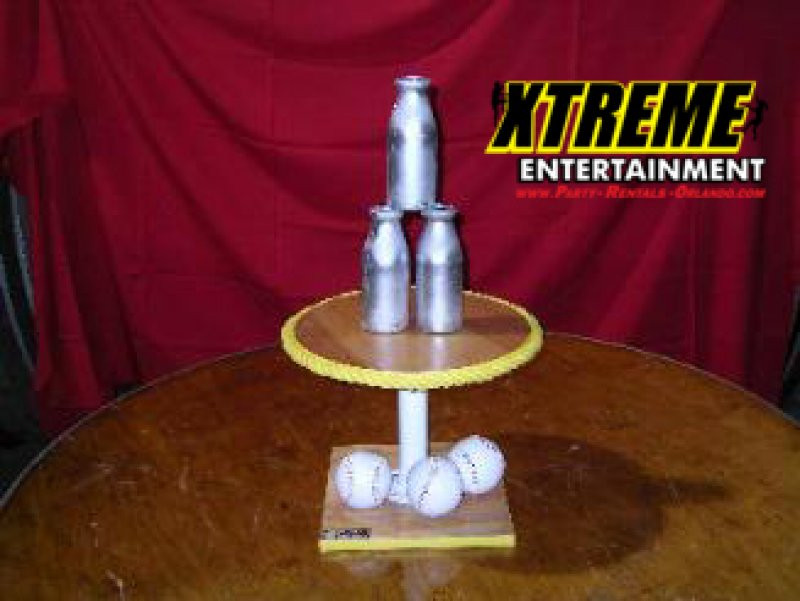 Milk Bottle Knockdown Carnival Game - Xtreme Entertainment