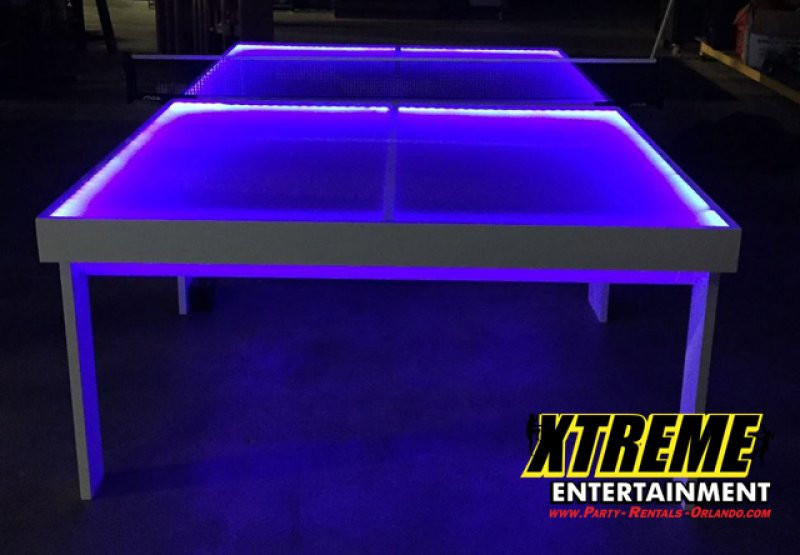 LED Ping Pong Table - Xtreme Entertainment