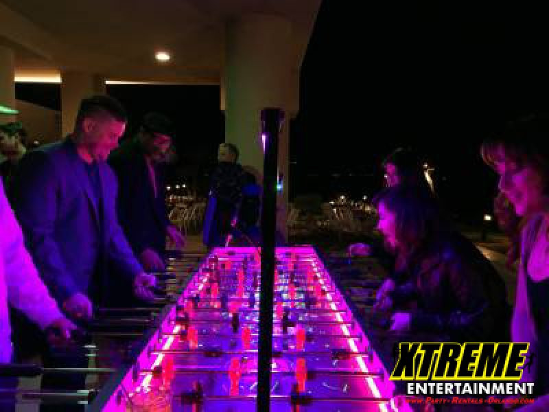 LED Foosball Table - 8 Player - Xtreme Entertainment