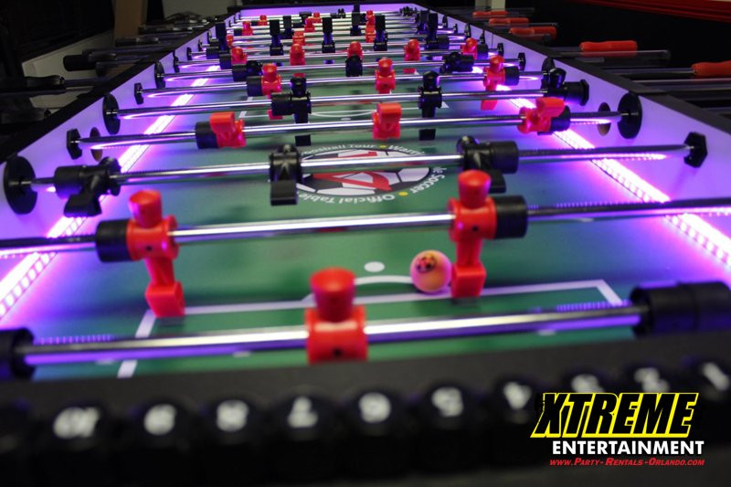 LED Foosball Table - 8 Player - Xtreme Entertainment