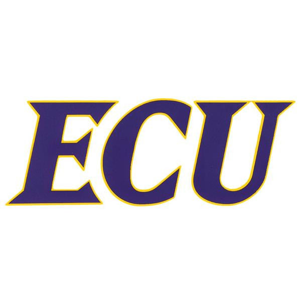 Purple & Gold ECU Decal - University Book Exchange