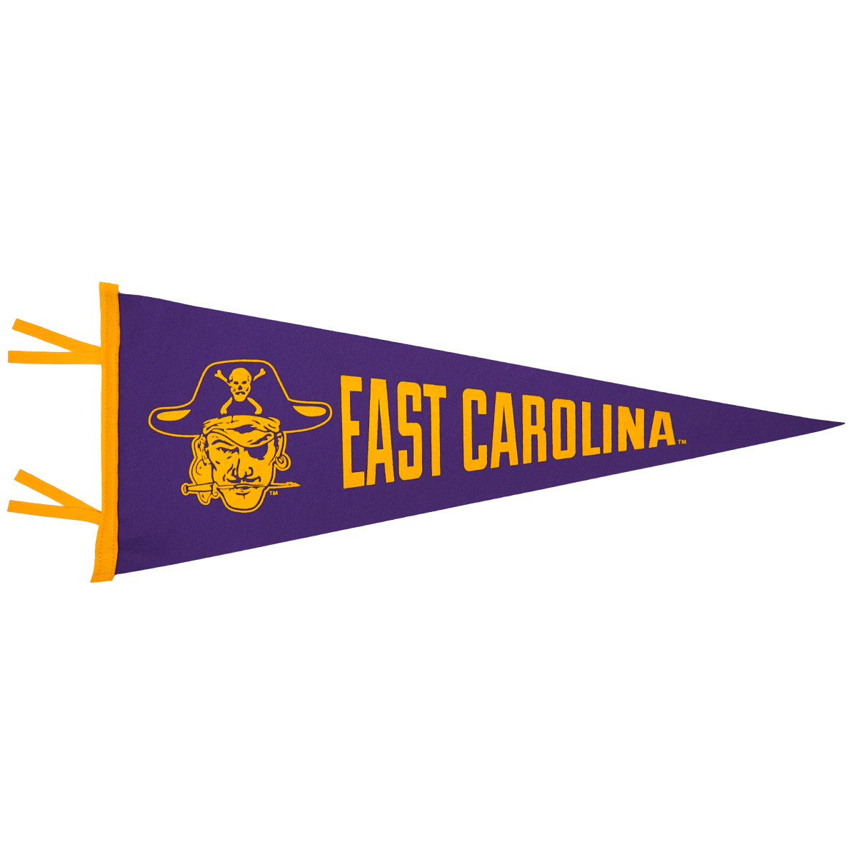 Purple & Gold Vault East Carolina Pennant - University Book Exchange