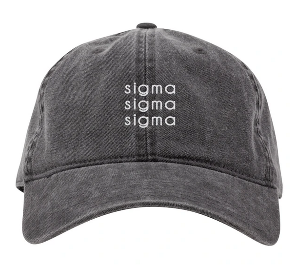 Greek Dark Grey Cap - University Book Exchange