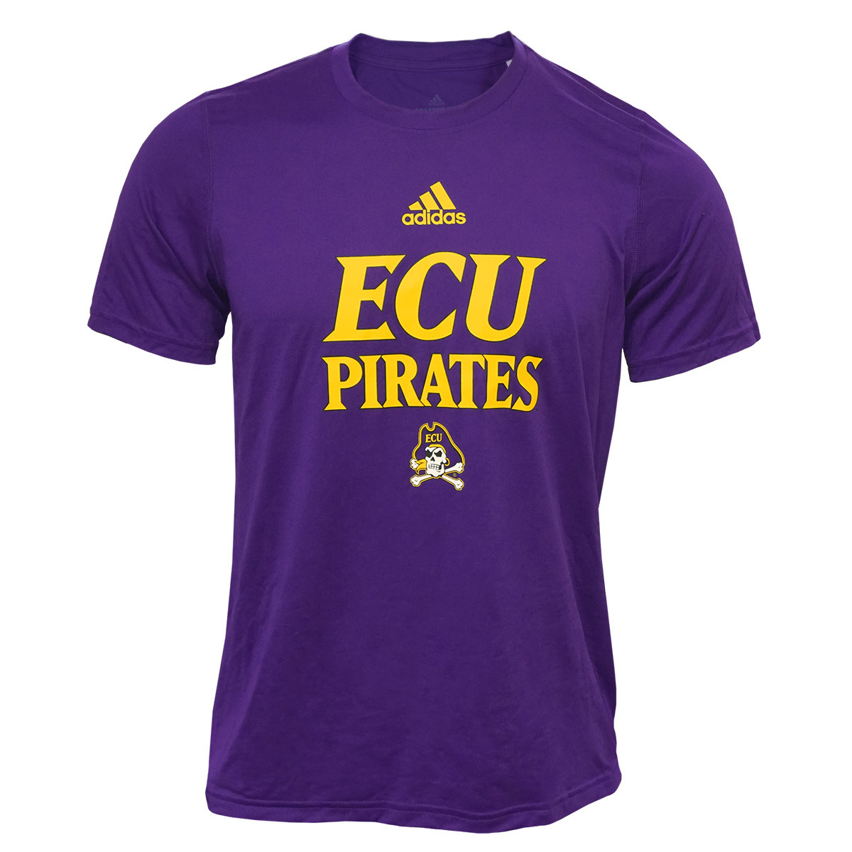 Purple Adidas ECU Pirates Athletic Tee - University Book Exchange