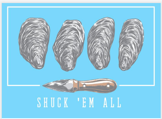 Shuck 'Em All Pocket Tee - University Book Exchange
