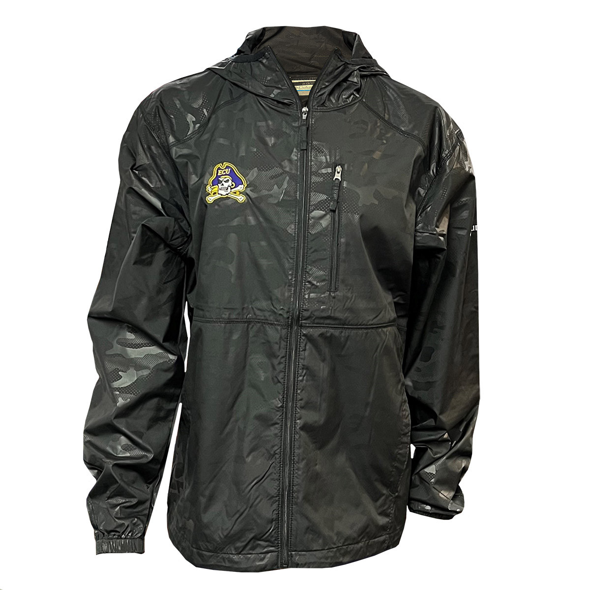 Black Camo Jolly Roger Rain Coat - University Book Exchange