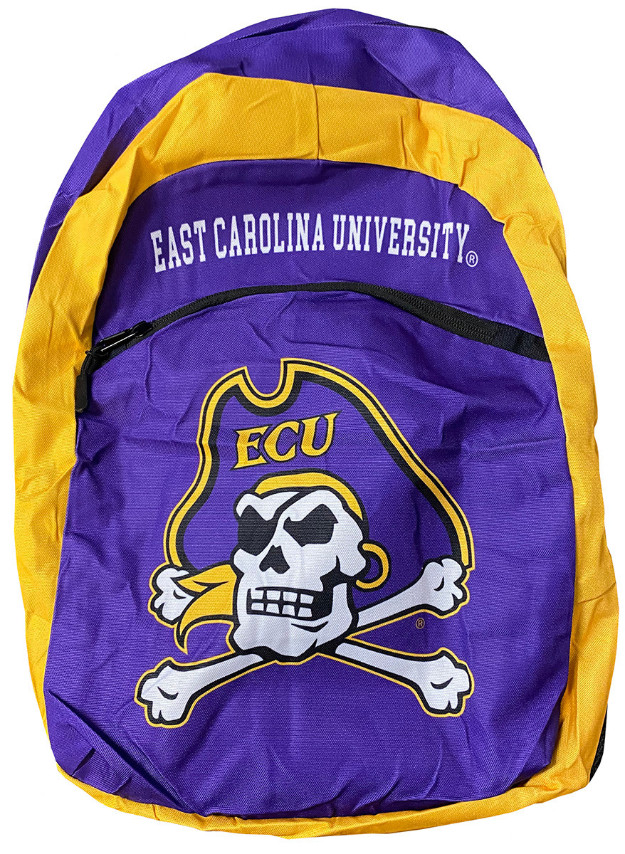 Purple and Gold Jolly Roger Backpack - University Book Exchange