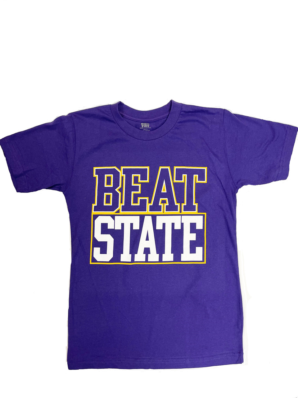 Beat State Purple Short Sleeve Tee