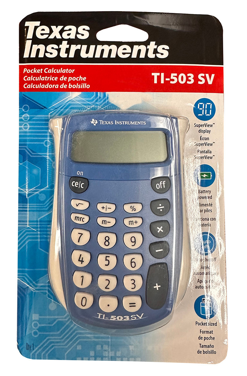 Calculator TI503SV Basic - University Book Exchange