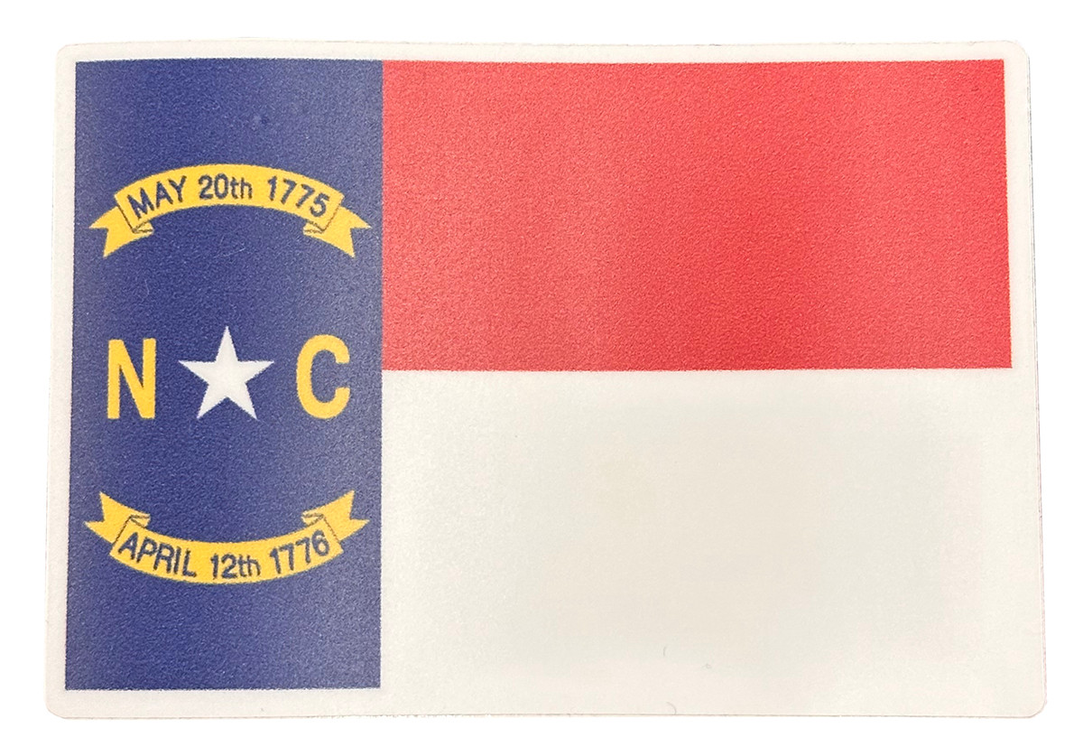 NC State Flag 3" Sticker Decal - University Book Exchange