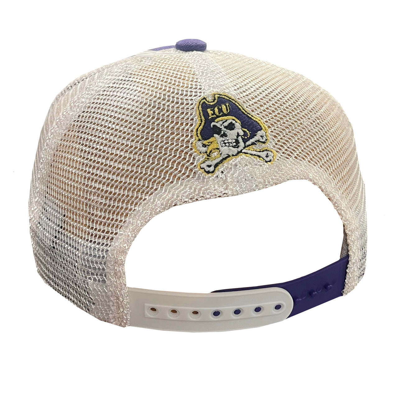 Purple Cap w/ White Mesh w/ Slanted East Carolina Patch - University ...