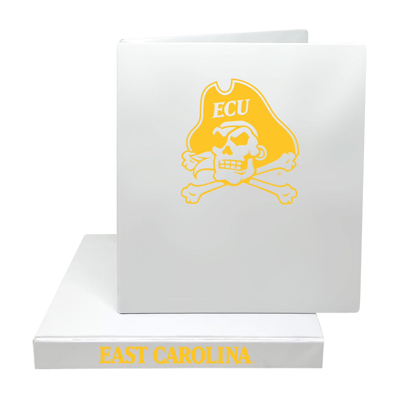 Jolly Roger 1" White Binder - University Book Exchange