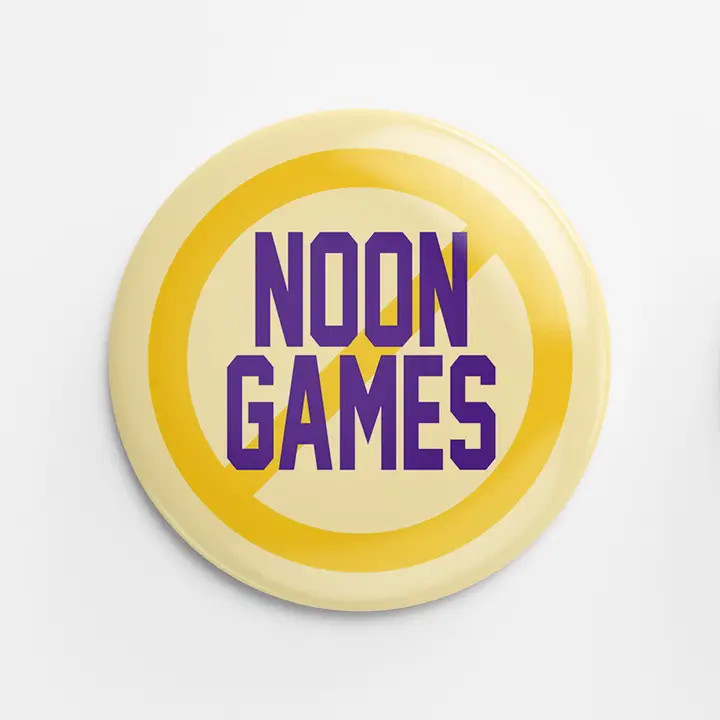 Noon Games Pin Button - University Book Exchange