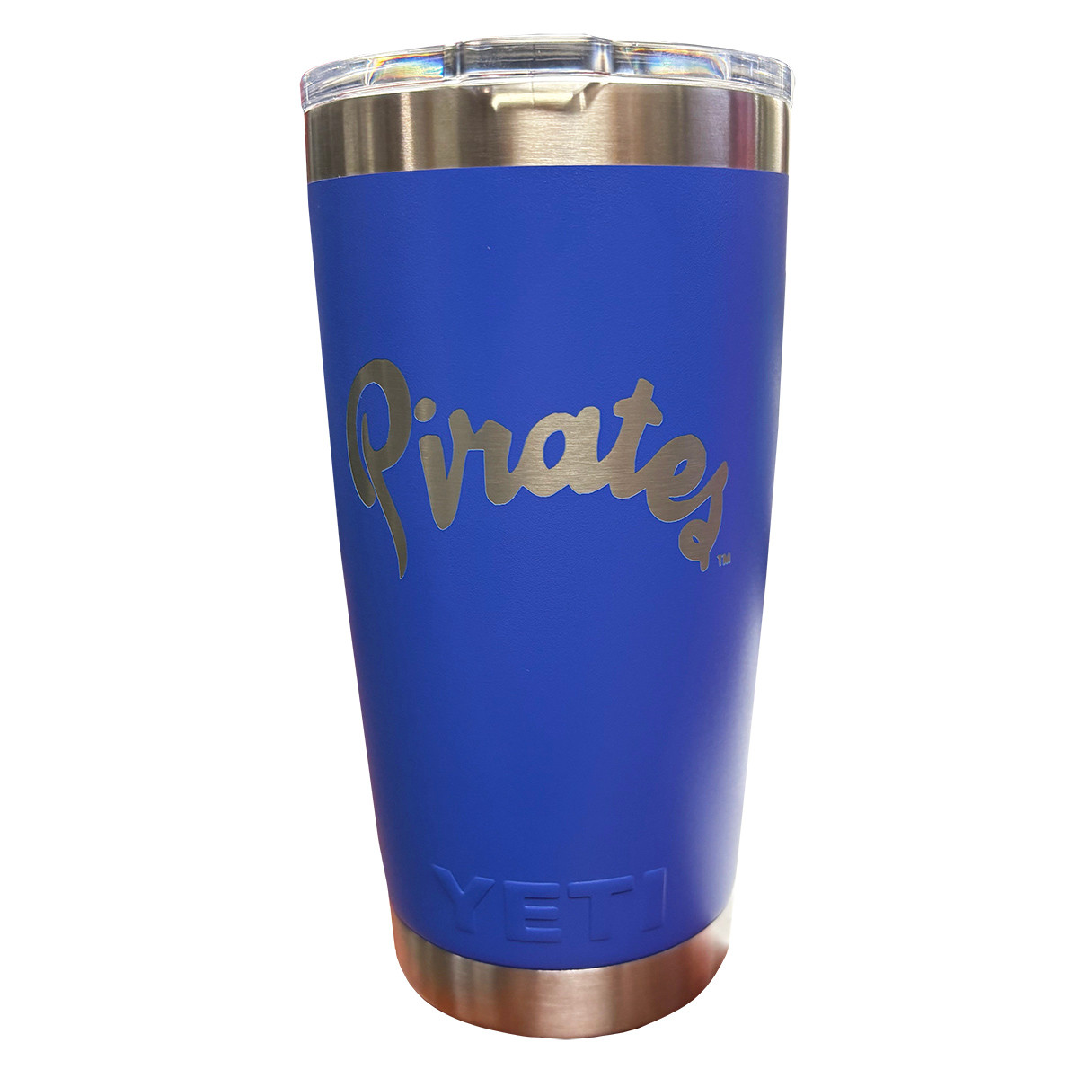 20 oz Ultramarine Pirate Script Yeti Tumbler - University Book Exchange