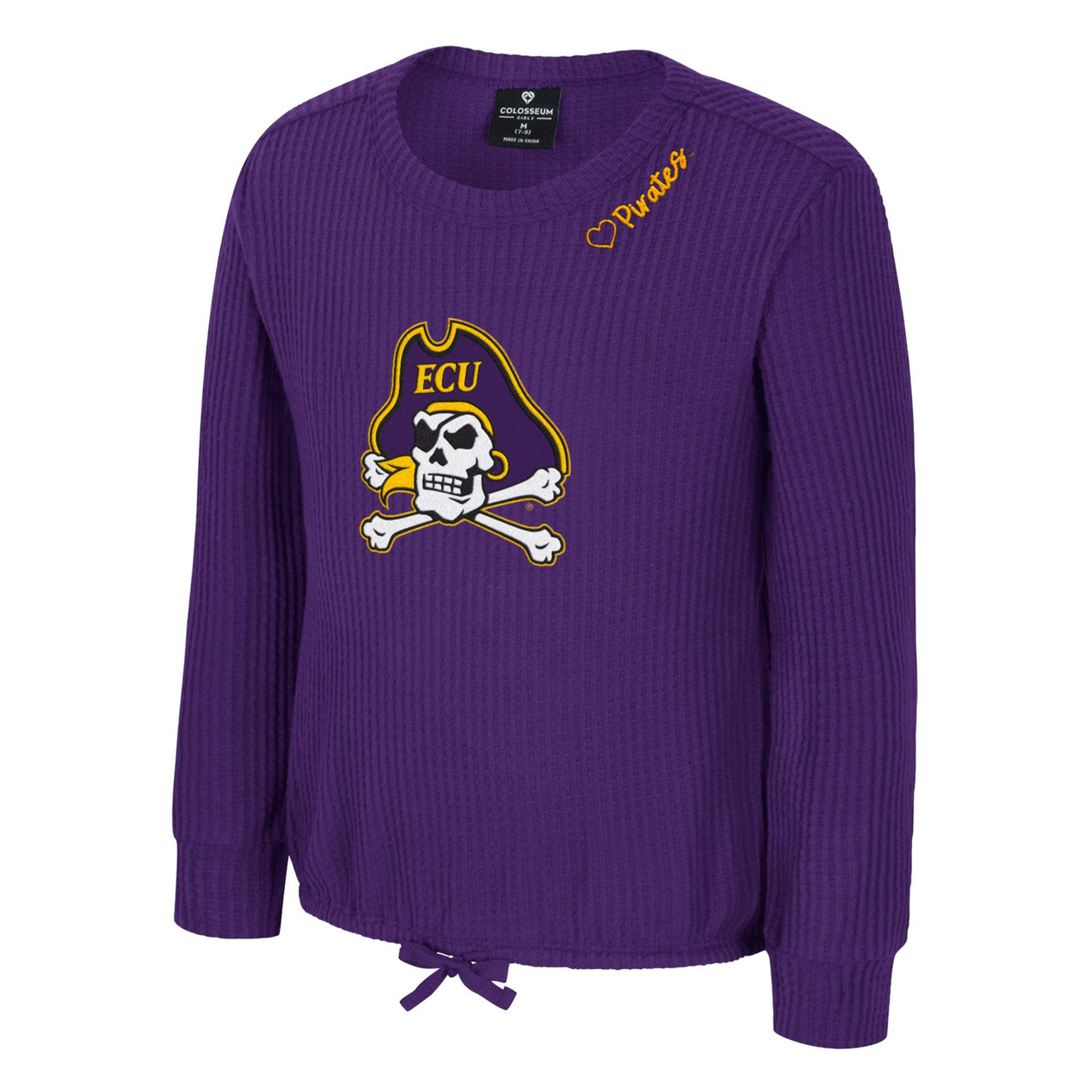 Youth Purple Heart Pirates Jolly Roger Long Sleeve - University Book ...