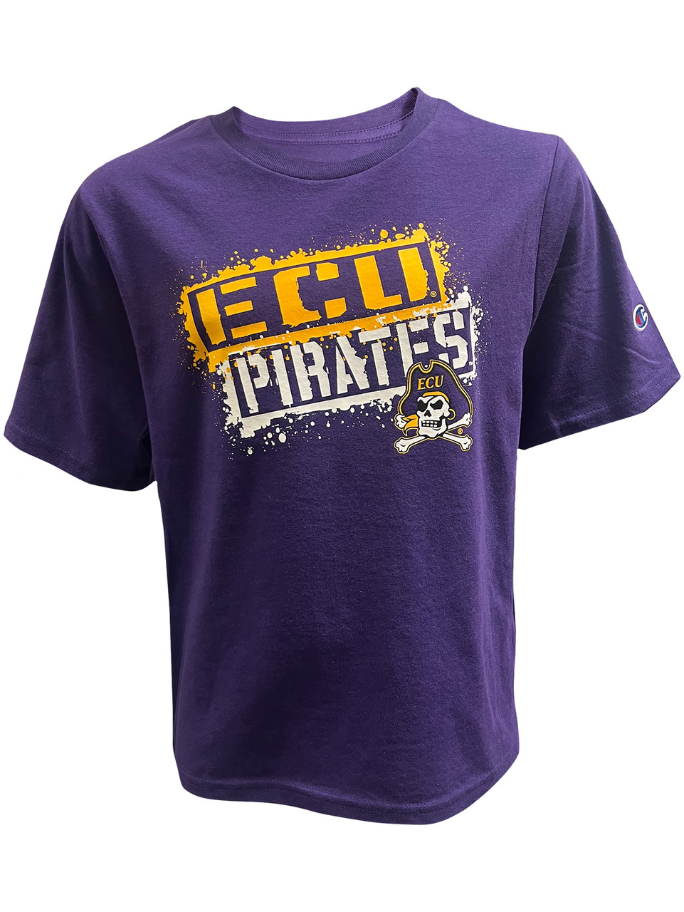 Purple Champion Youth ECU Pirates Splash Tee - University Book Exchange