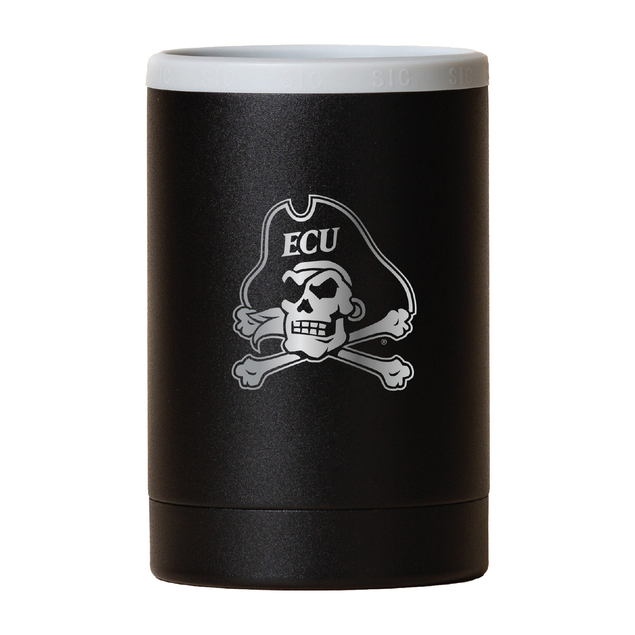 Matte Black Jolly Roger Stainless Can Cooler - University Book Exchange