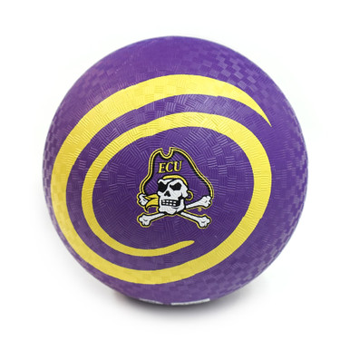 Purple ECU Swirl Playground Kickball