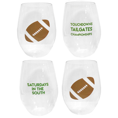 Tailgate To Go Wine Glasses Set Of 4 - University Book Exchange