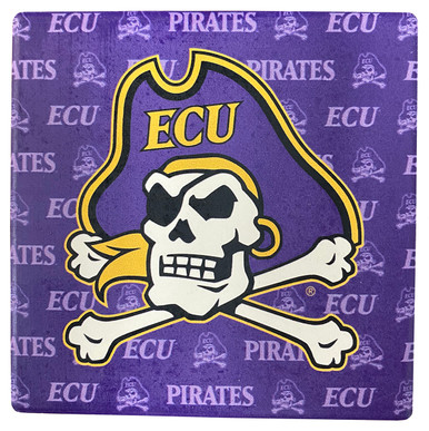 ECU Pattern Coaster w/ Jolly Roger - University Book Exchange