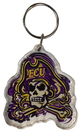 Jolly Roger Art Keychain - University Book Exchange