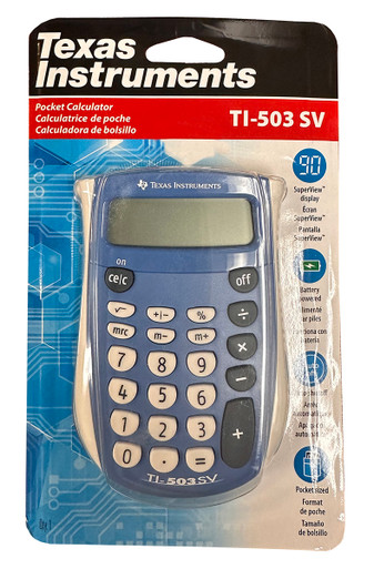 Calculator TI503SV Basic - University Book Exchange