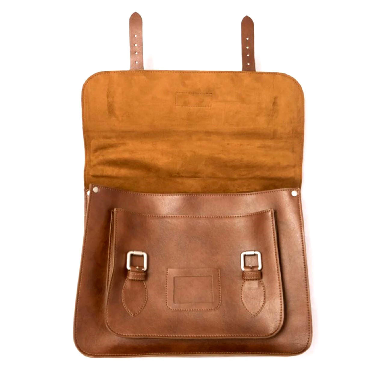 Wills Vegan Classic Satchel - Chestnut - The Third Estate Ltd